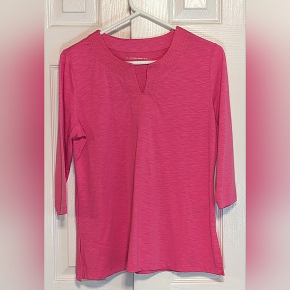 Allison Daley | Tops | 525 Allison Daley Hot Pink Top | Poshmark